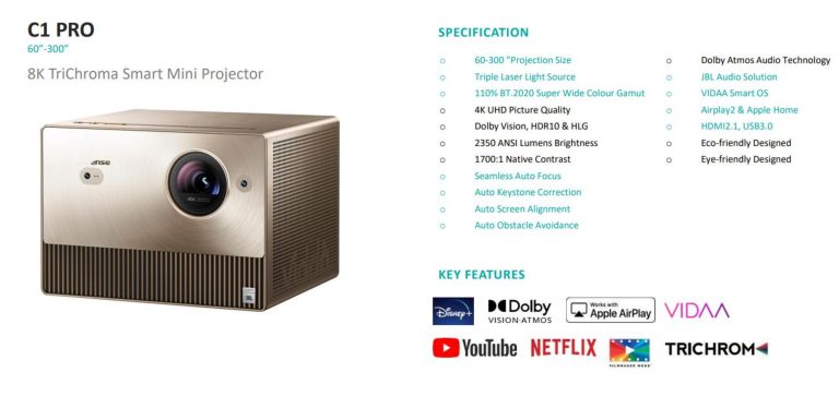 Hisense nouveaux projecteurs laser 8K et 4K - Mondoprojos.fr